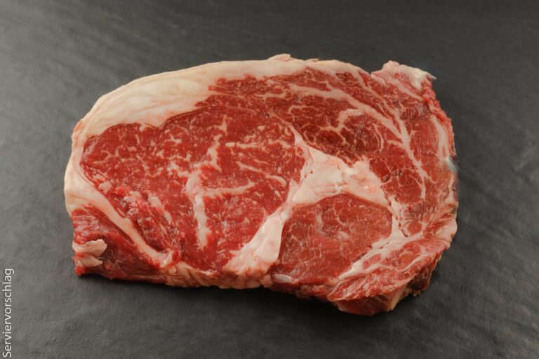 USA Black Angus Ribeye-Steak (Entrecote), Creekstone Farms - Tellermitte