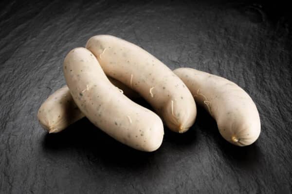 Bayerische Weißwurst – Traditioneller Genuss aus Bayern - Tellermitte
